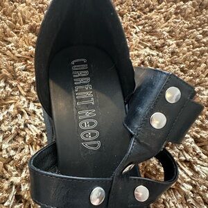 Current Mood | Shoes | Current Mood Black Chain Platform Sandals Never ...